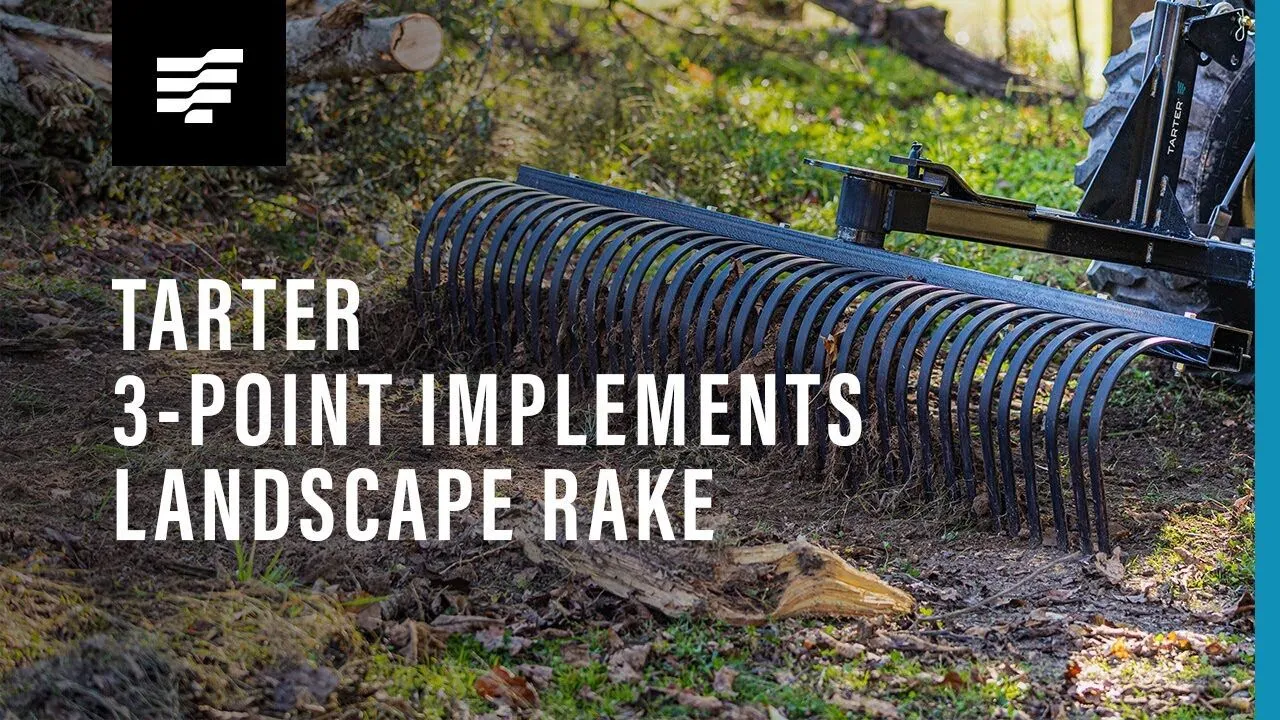 200 Series 5 ft. Landscape Rake - Tarter USA