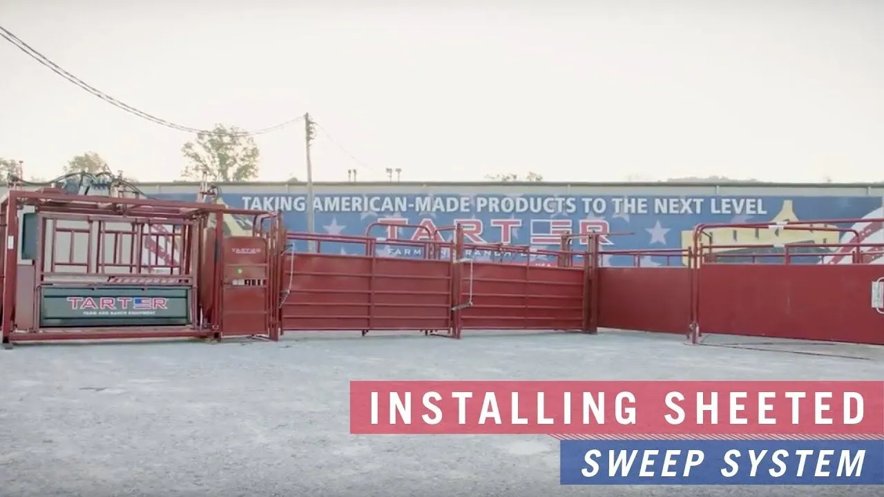 120º x 20 Cattlemaster Sheeted Sweep System - Tarter USA