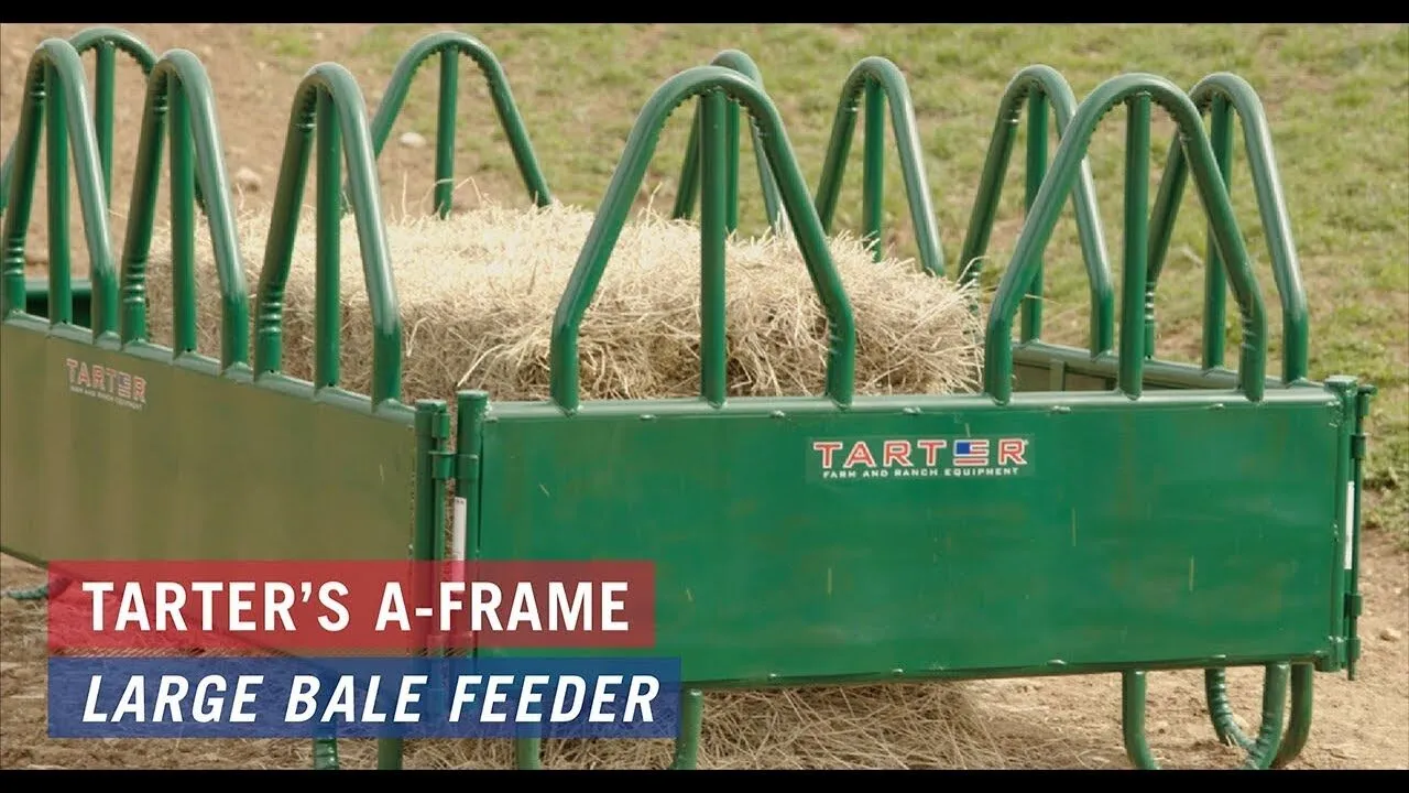 A-Frame Large Bale Feeder - Tarter USA