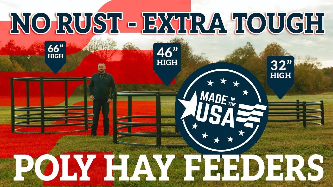 Poly Round Bale Feeder - Tarter USA